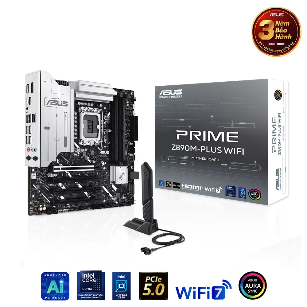 Mainboard ASUS PRIME Z890M-PLUS WIFI DDR5 - Ziczac Computer